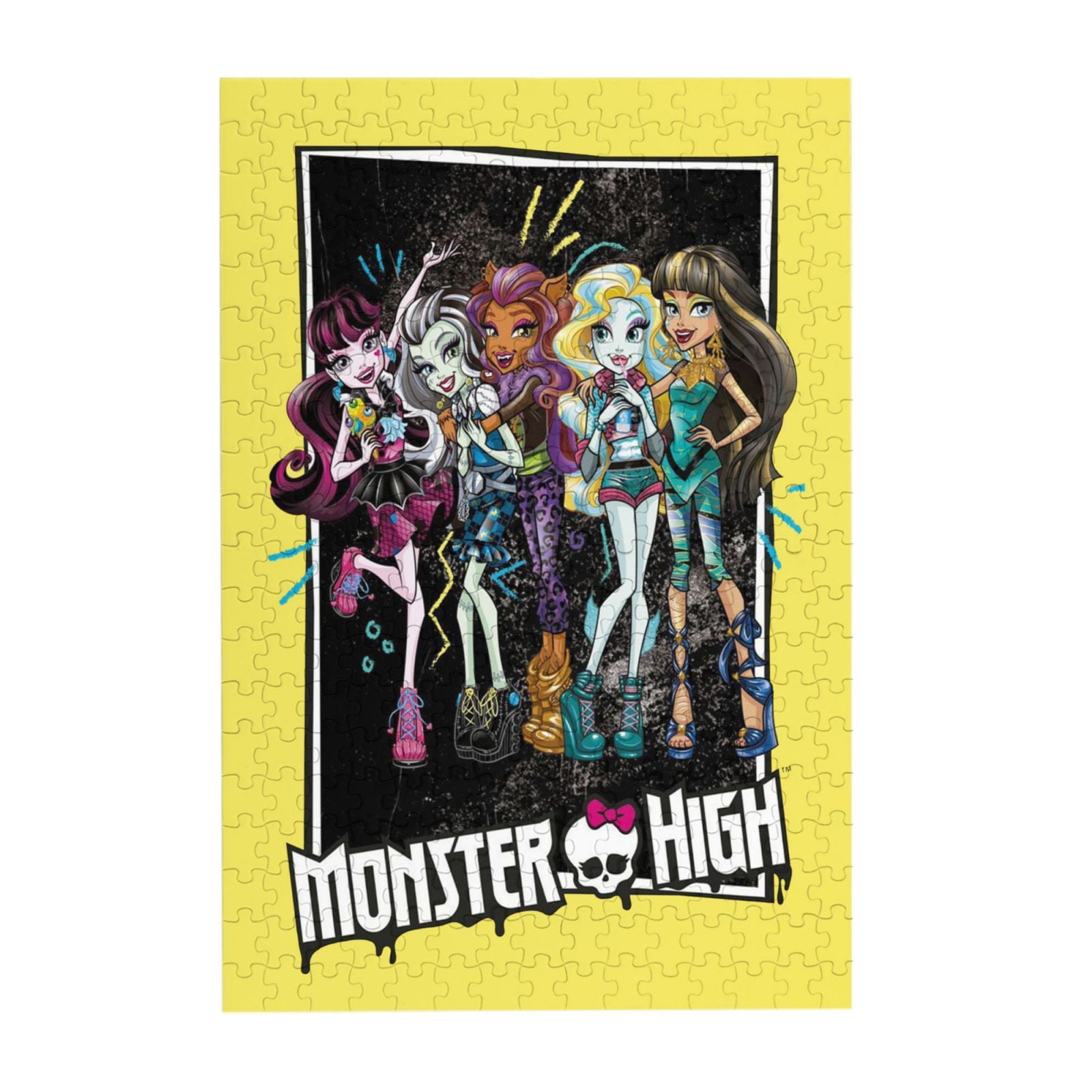 1000 Pieces Mon-Ster High Jigsaw Puzzles Cartoon Anime Picture Puzzle ...