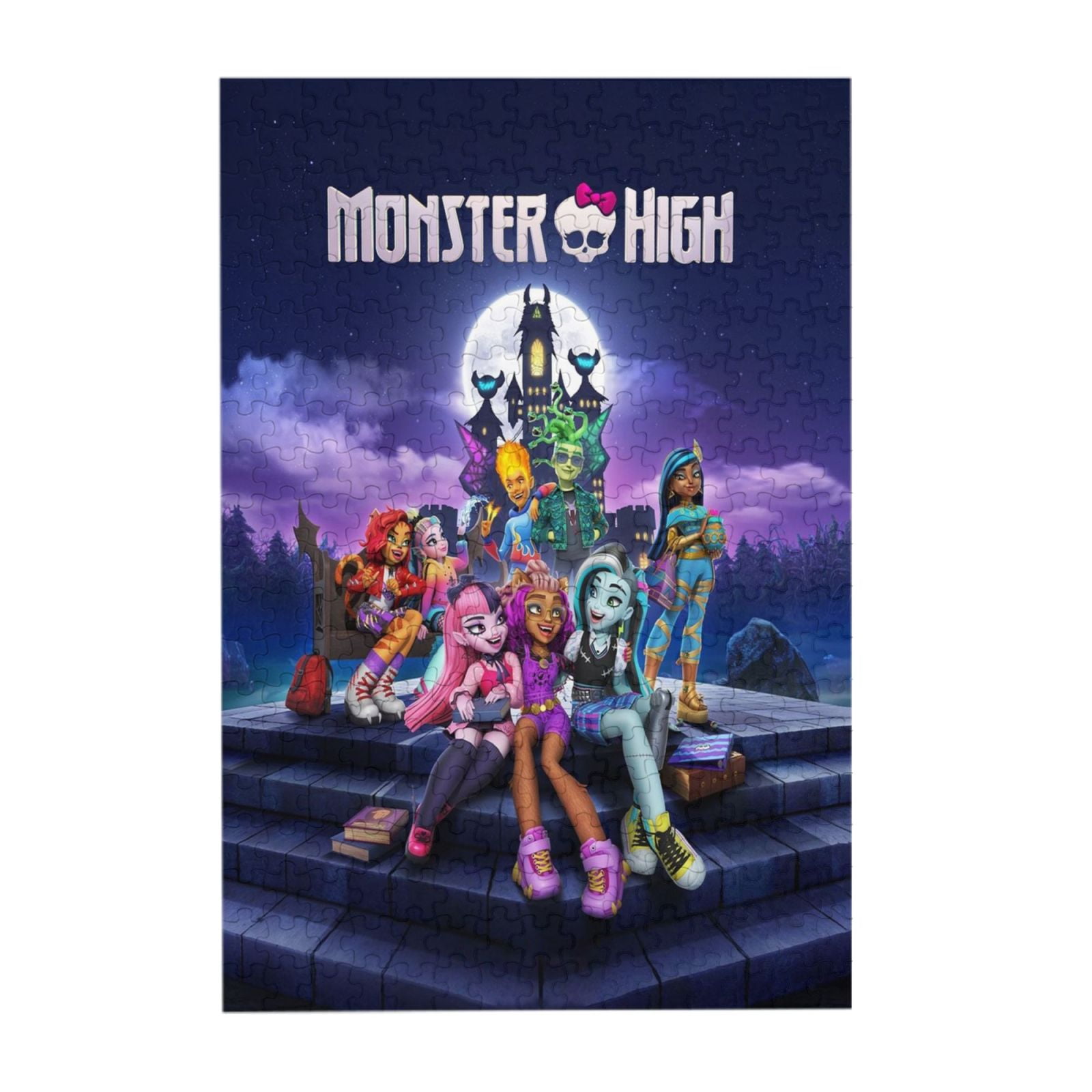 1000 Pieces Mon-Ster High Jigsaw Puzzles Cartoon Anime Picture Puzzle ...