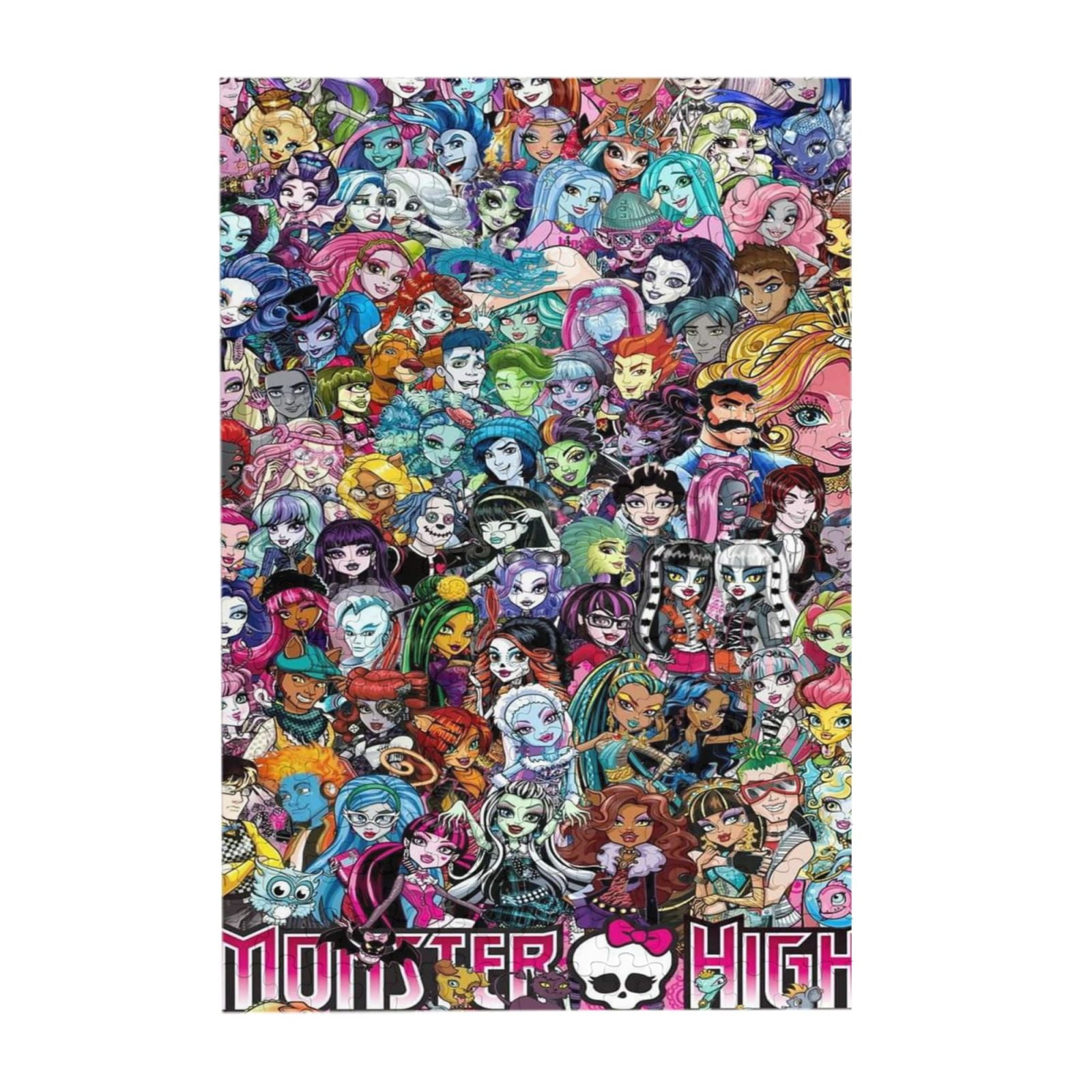 1000 Pieces Mon-Ster High Jigsaw Puzzles Cartoon Anime Picture Puzzle ...