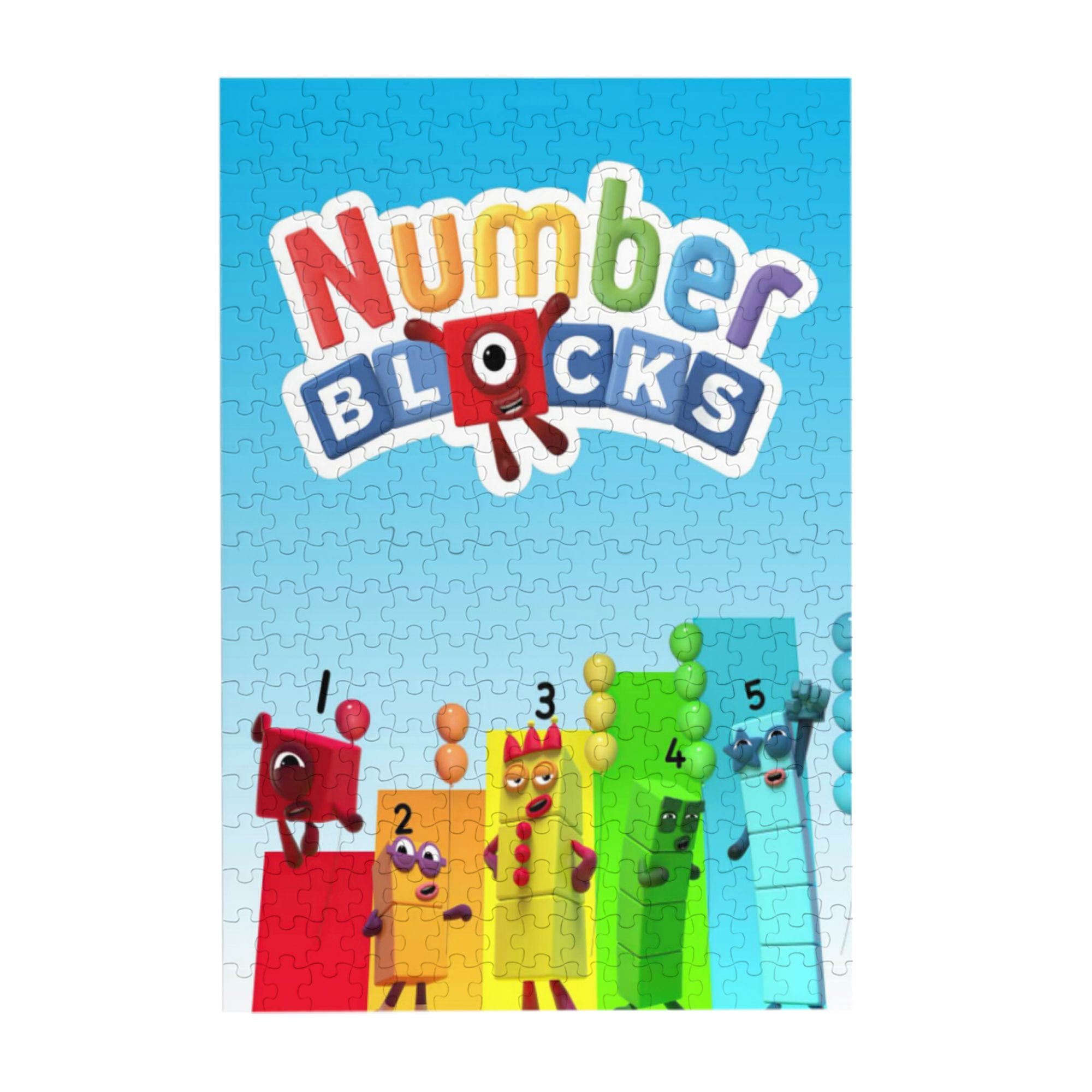 1000 Pieces Number Block Puzzle for Adults and Teenagers Cartoon Jigsaw ...