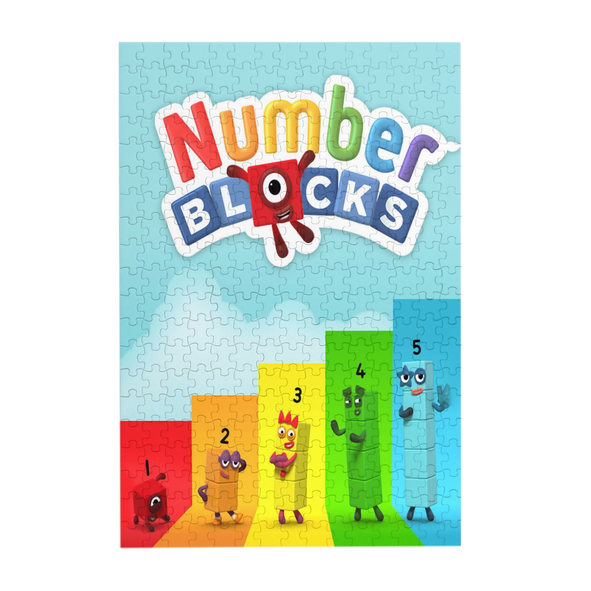 1000 Pieces Number Block Puzzle for Adults and Teenagers Cartoon Jigsaw ...