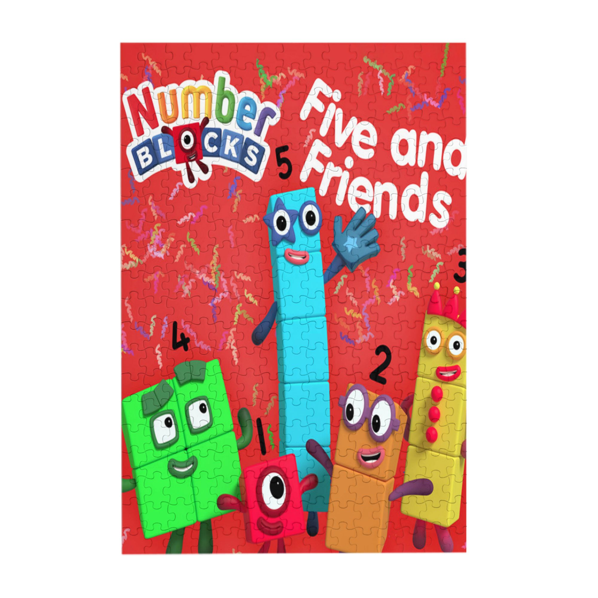 1000 Pieces Number Block Puzzle for Adults and Teenagers Cartoon Jigsaw ...