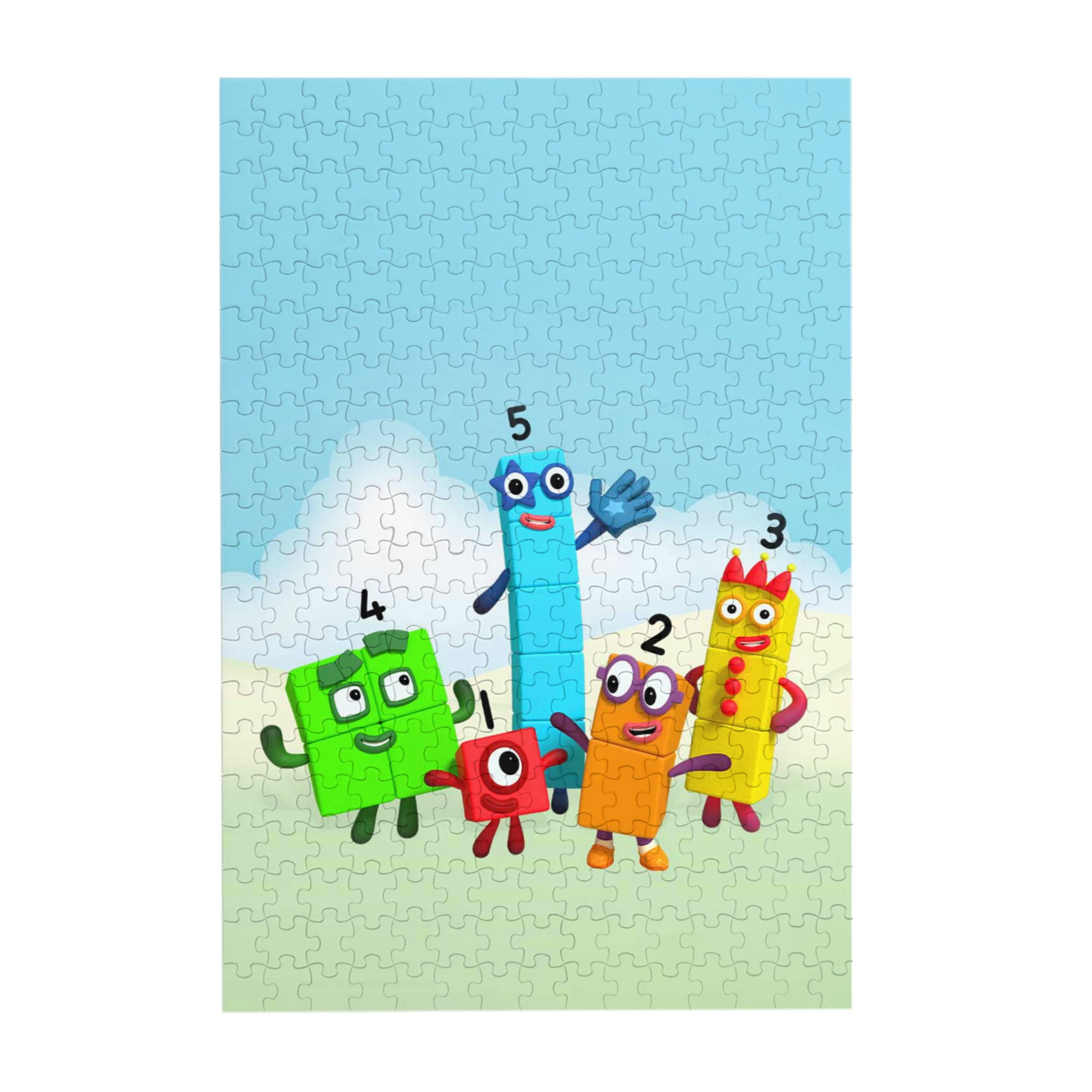 1000 Pieces Number Block Puzzle for Adults and Teenagers Cartoon Jigsaw ...