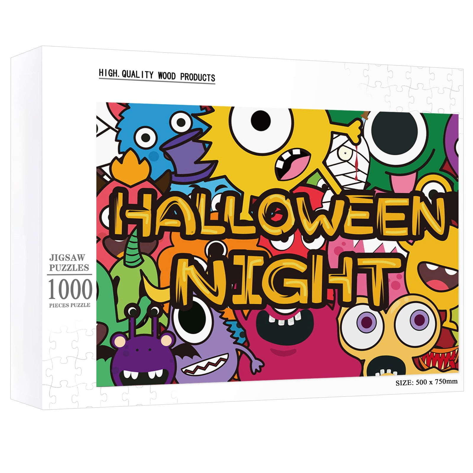 1000 Pieces Of White Card Decompression Paper Puzzle For Children's ...