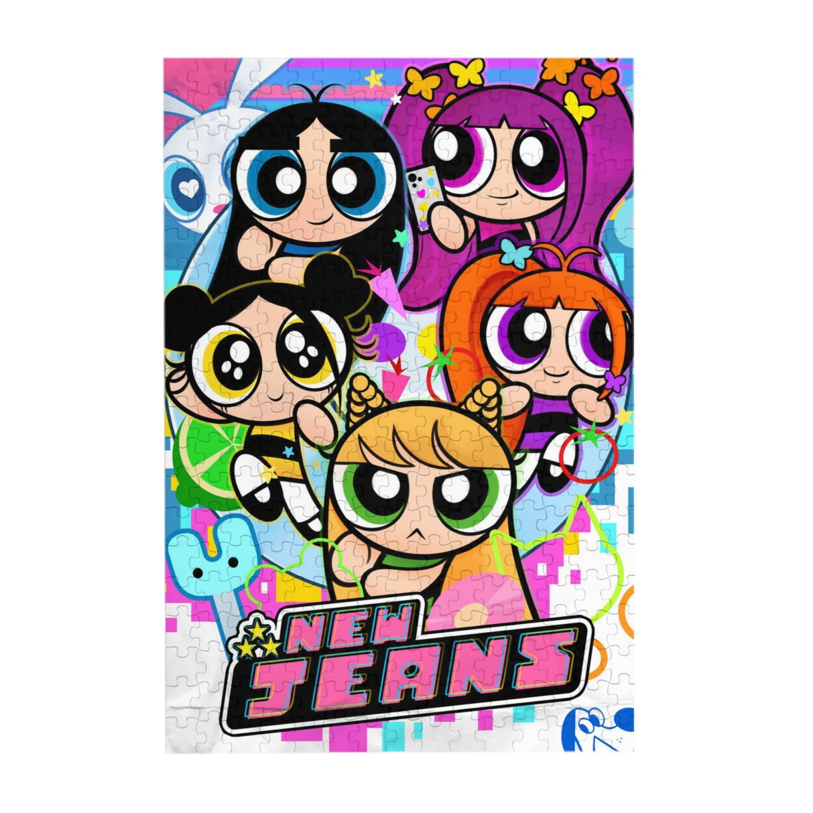 1000 Pieces Powerpuff Girls Jigsaw Puzzles Cartoon Anime Picture Puzzle ...