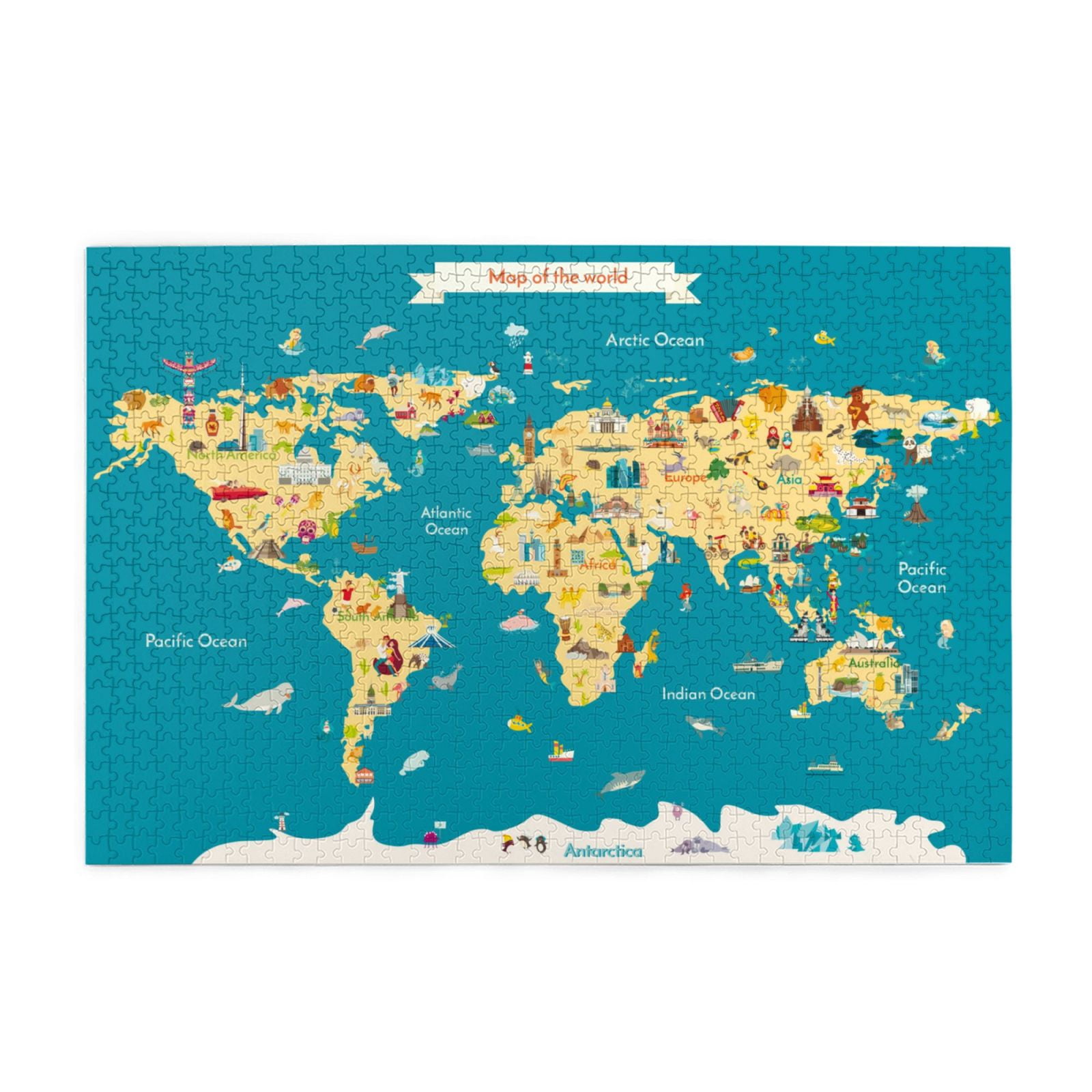 1000 Pieces Puzzle For Adults Children Wooden Jigsaw Puzzle Challenging ...