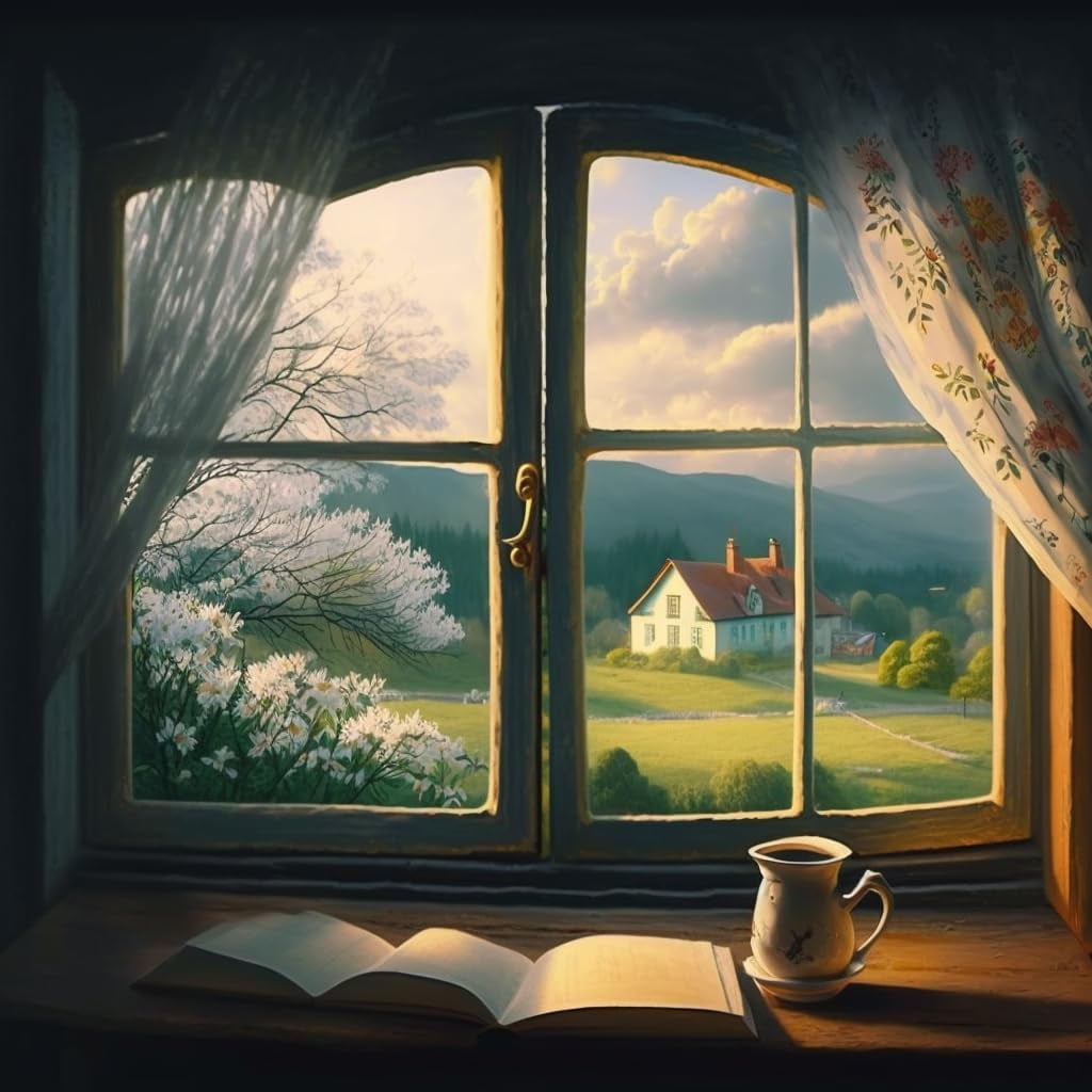 1000 Pieces Puzzle for Adult - Window Sill View Wooden Jigsaw Puzzles ...
