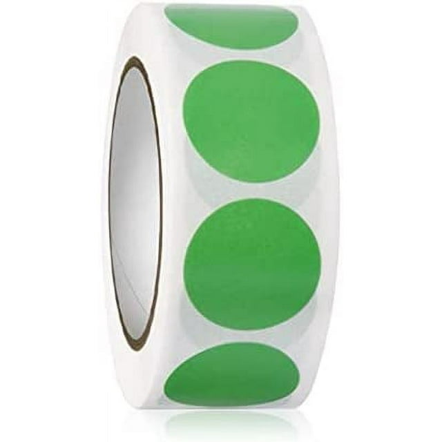 1000 Pieces/Roll Color Coding Labels Sticker Waterproof Removable Color ...