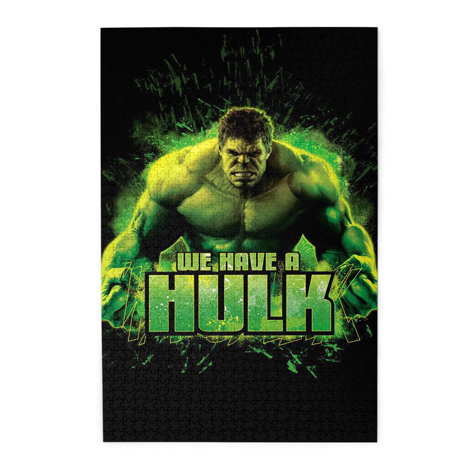 1000 Pieces Unique Green Hulk Jigsaw Puzzles For Adults Cartoon Wooden ...