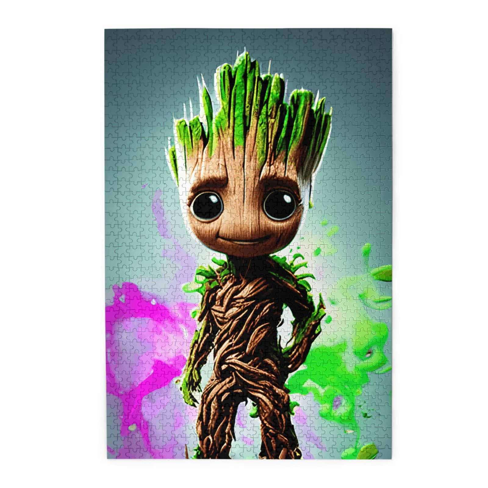 1000 Pieces Unique I Am Groot Jigsaw Puzzles For Adults Cartoon Wooden ...