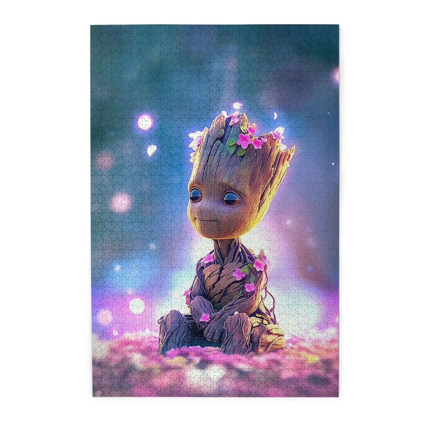 1000 Pieces Unique I Am Groot Jigsaw Puzzles For Adults Cartoon Wooden ...