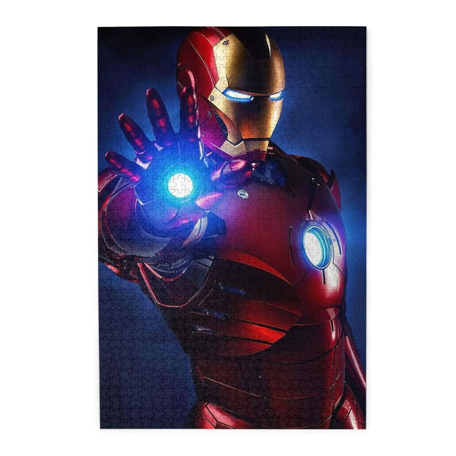 1000 Pieces Unique Iron Man Jigsaw Puzzles For Adults Cartoon Wooden ...