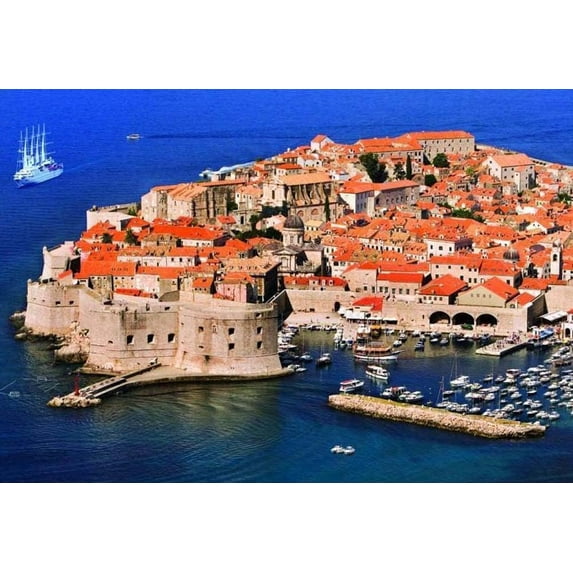 1000 Pieces Wooden Jigsaw Puzzle Dubrovnik Croatia Brain Challenge ...