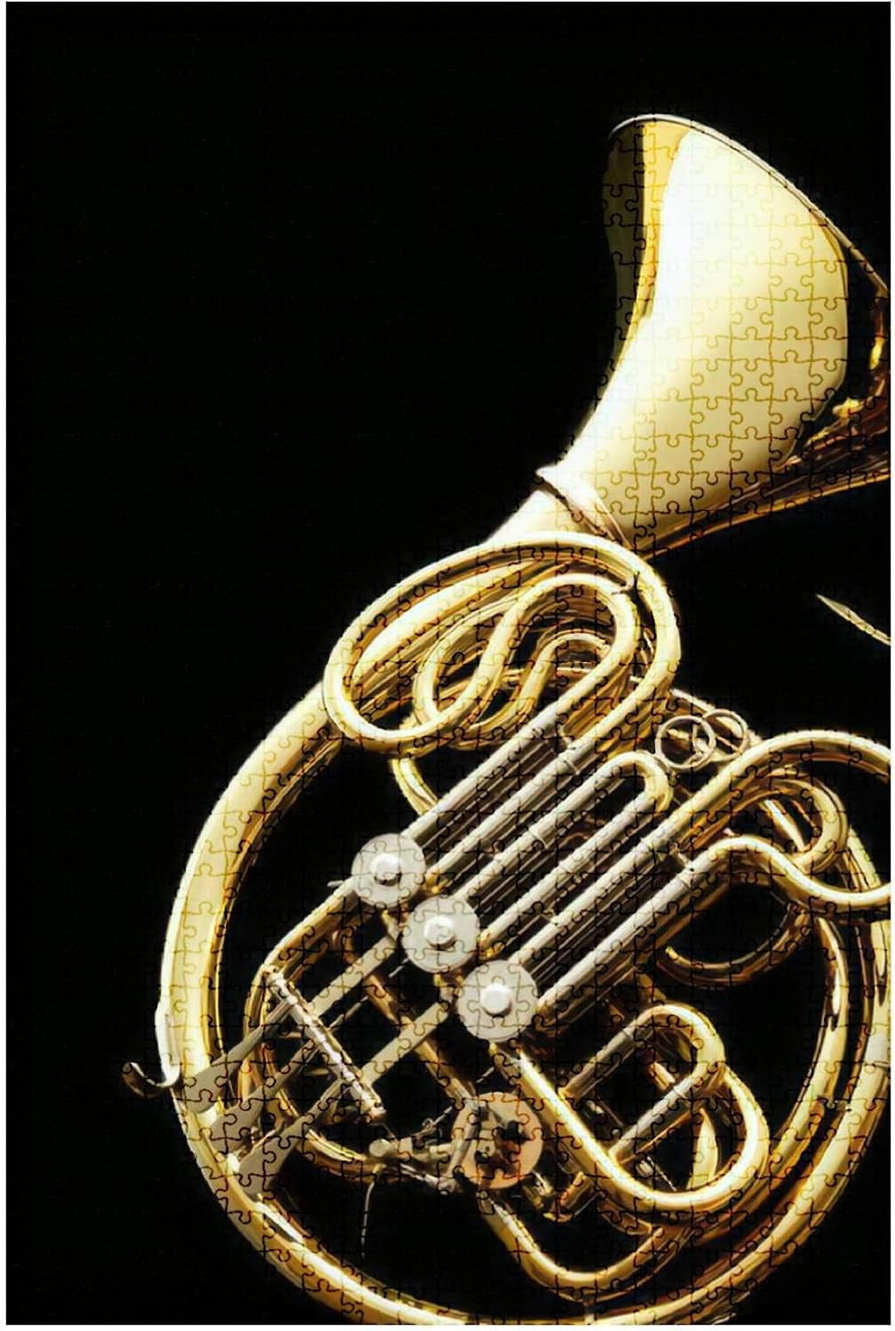 1000 Pieces Wooden Jigsaw Puzzle French Horn Stress Relief Brain Teaser ...