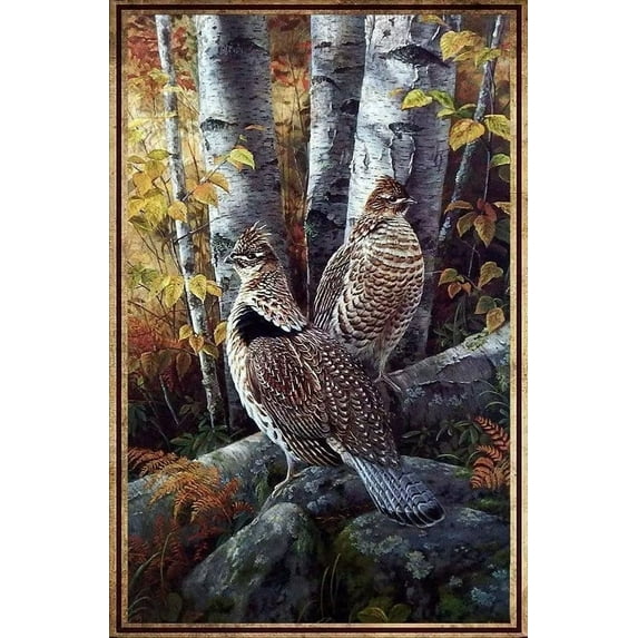 1000 Pieces Wooden Jigsaw Puzzles For Adults-Grouse Ruffed Wildlife ...