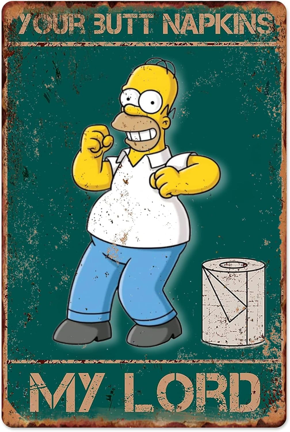 1000 Pieces Wooden Jigsaw Puzzles For Adults-Homer Simpson Toilet Paper ...