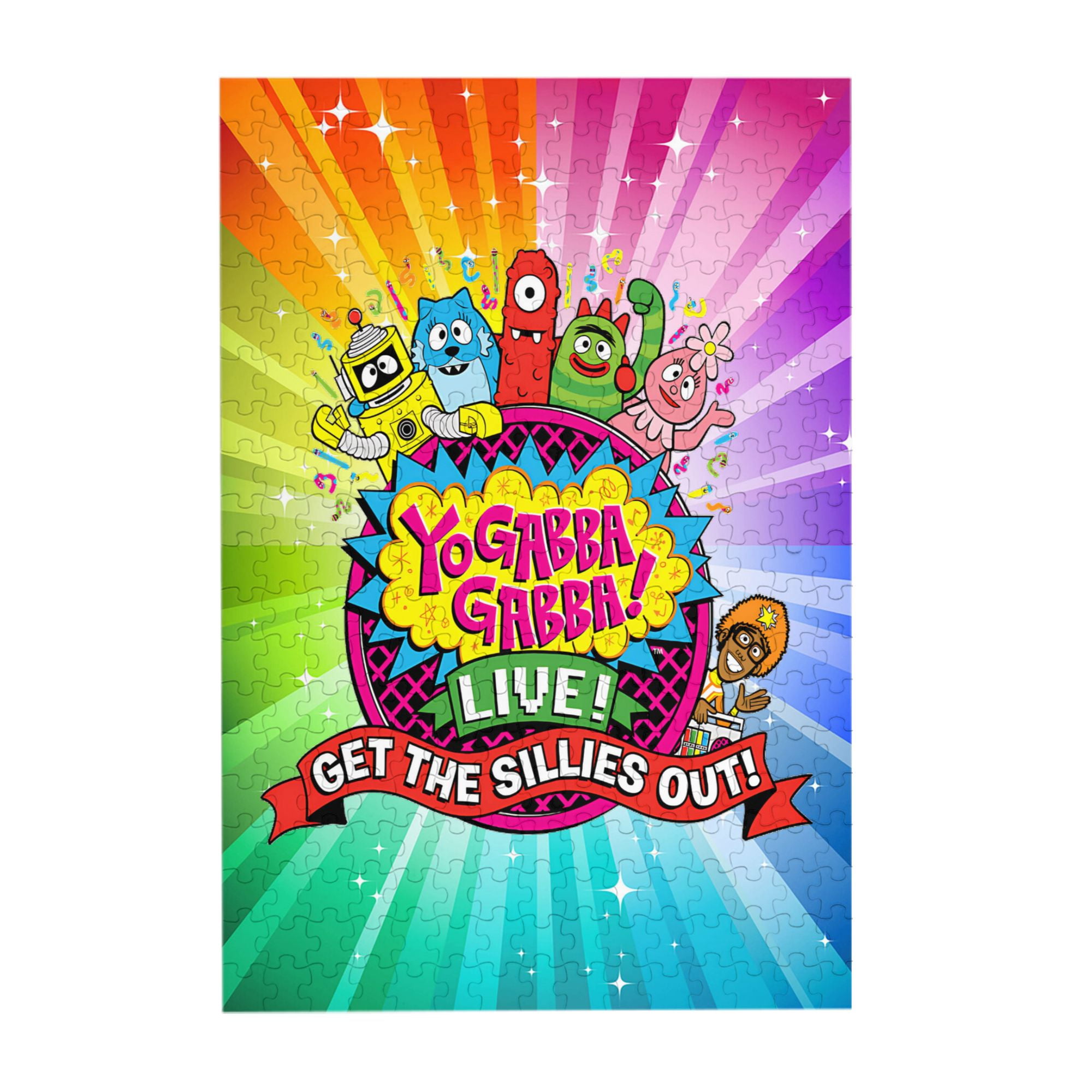 1000 Pieces Yo Gabba Gabba Wooden Jigsaw Puzzles Educational ...