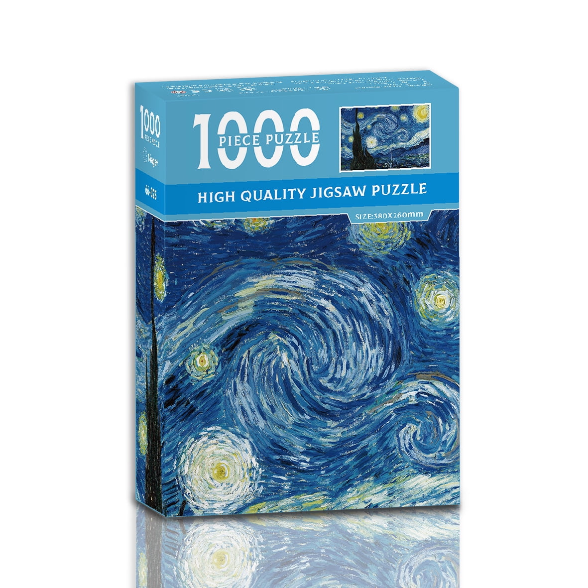 1000 Pieces of Oil Painting Puzzle for Adults Paper Puzzle World Famous ...