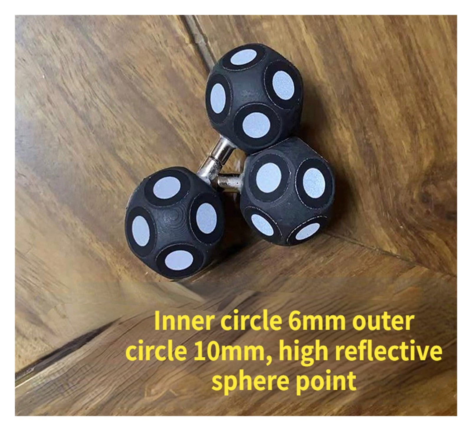 1000 Points 3D scanning mark points Hand-held 3D scanner reflects the ...