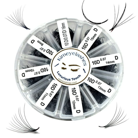 JUNXIAO-Premade Fans Eyelash Extensions Premade Volume Fans Lash ...