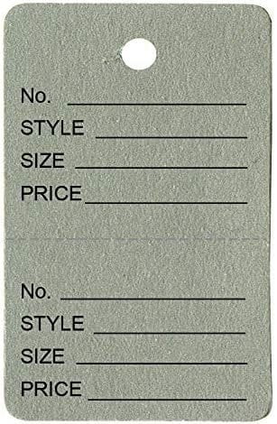 1000 Qty Unstrung Colored Price Tags w/Perforated Stub - Walmart.com