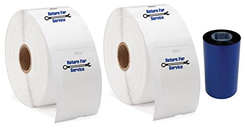 (1000) Return for Service Static Cling Oil Change Printer Stickers ...