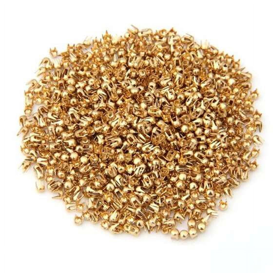 1000 Round Dome Rivet Spike Studs Spots DIY Rock Punk 2.5mm - Walmart.com
