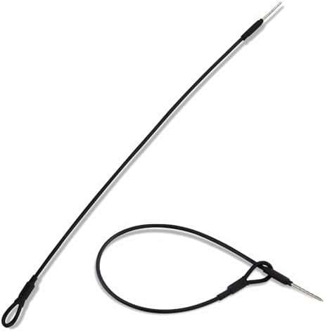 1000 Security Lanyard Wire Loop to Pin 8 Inch EAS Loss Prevention Black ...