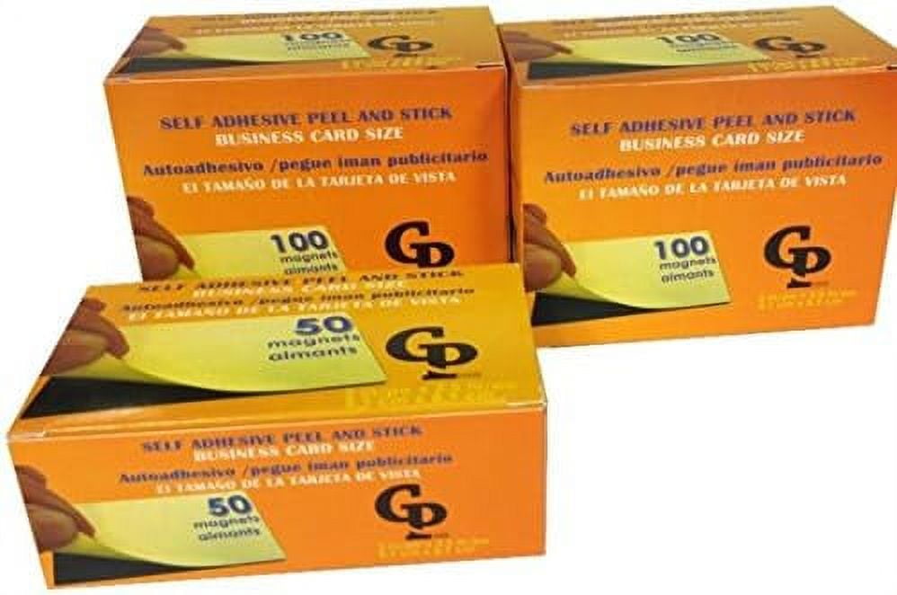 1000 Self-adhesive Peel-and-stick Business Card Size Magnets - Walmart.com