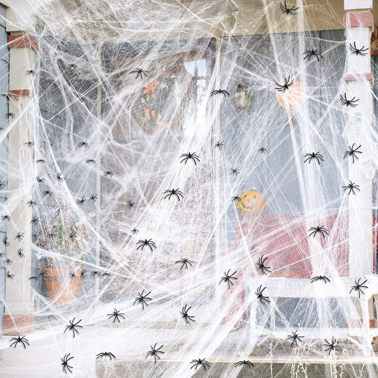 white spiders web