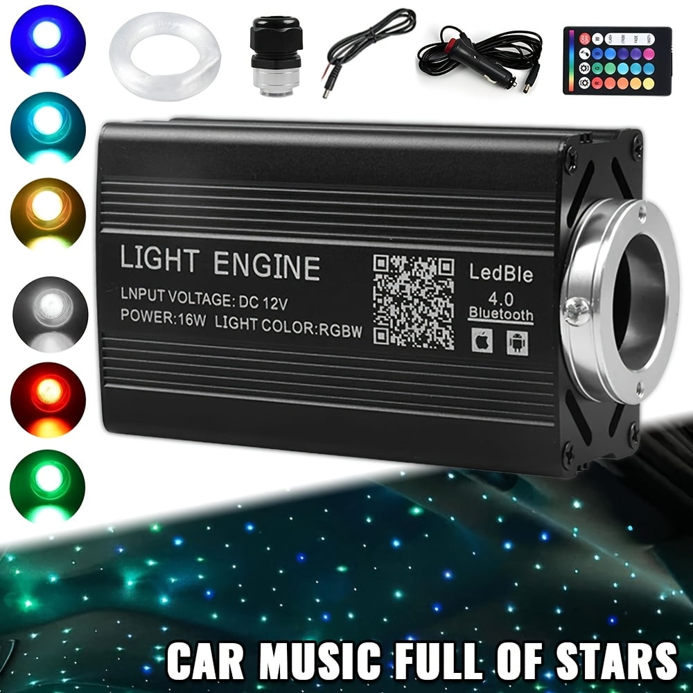 1000 Star Sky Light Set, Roof Flashing Fiber Optic Ceiling Light, Voice ...