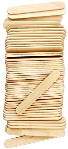 1000 Sticks, Mini Size Natural Wood Craft Popsicle Sticks 2.5 Inch for ...