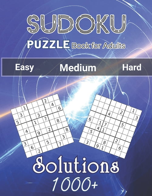 1000+ Sudoku Puzzles Book For Adults Easy Medium Hard Solutions ...