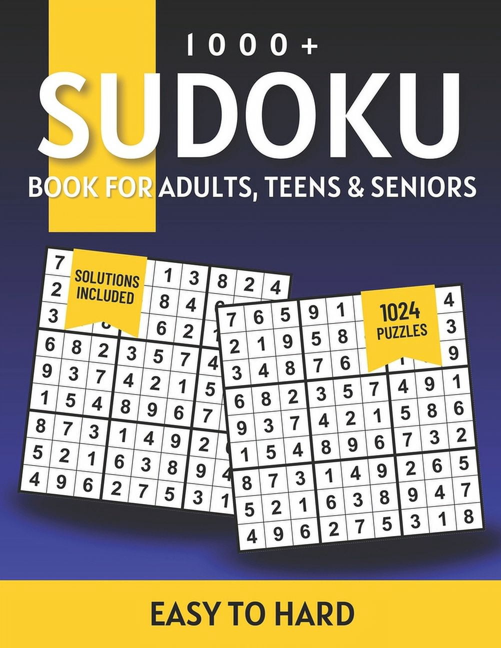 1000+ Sudoku Puzzles for Adults: A Book With More Than 1000 Sudoku ...