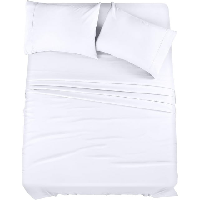 1000-Thread-Count Queen Sheet Set, 100% Egyptian Cotton, Fits 9-12 ...