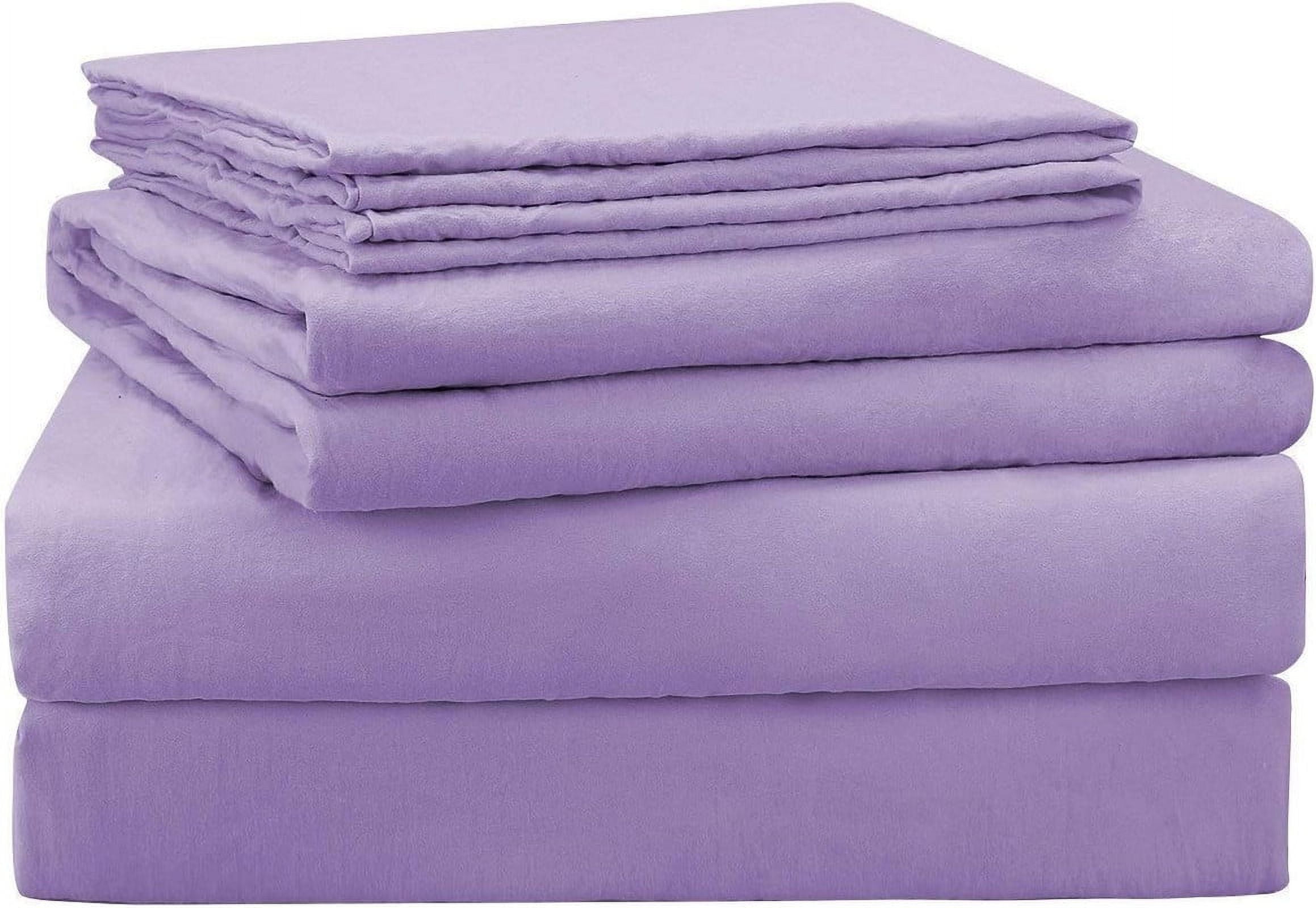 1000 Thread Count 4 Pcs Bed Sheets Set Solid Egyptian Cotton Queen Size ...