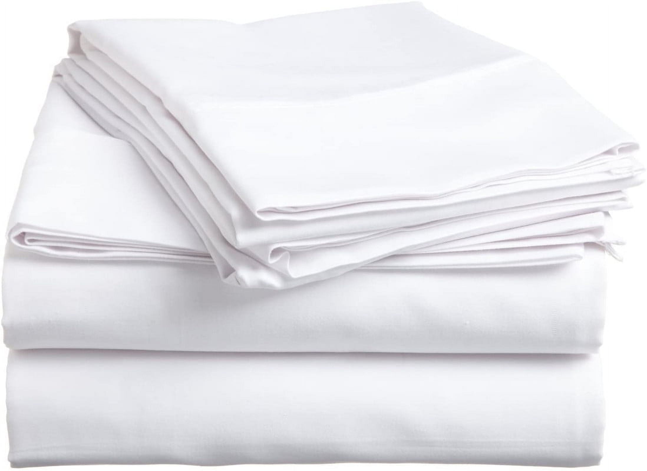 1000 Thread Count 4 Pcs Bed Sheets Set Solid Egyptian Cotton Twin Size ...