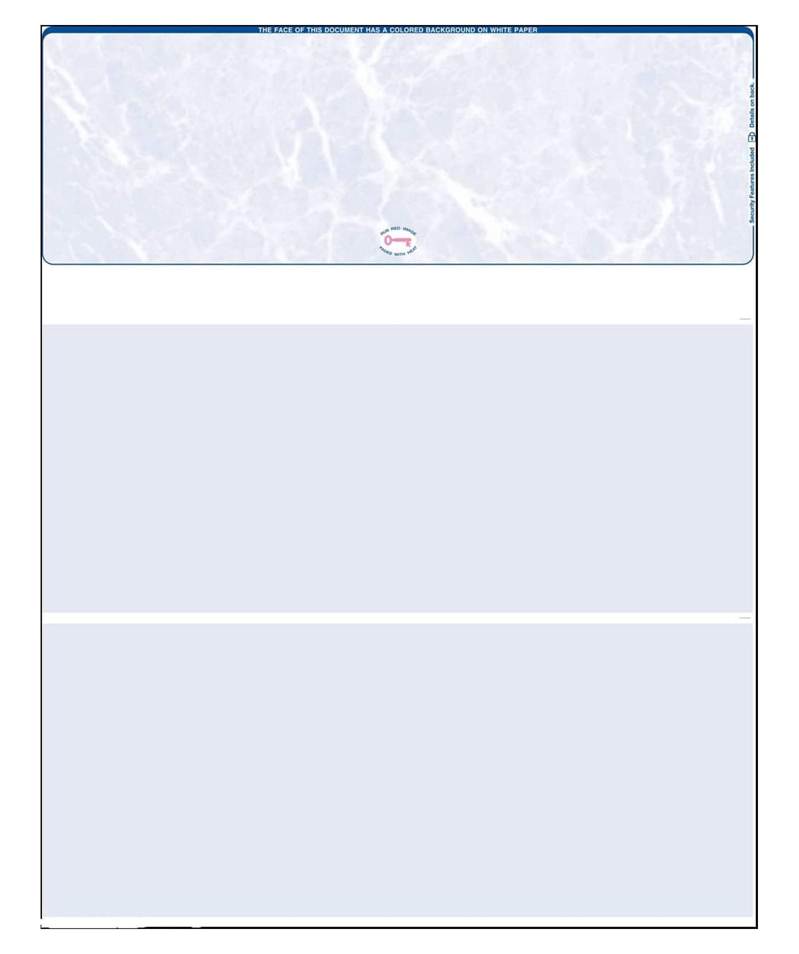 1000 Top Blue Marble Blank Laser Checks - Walmart.com
