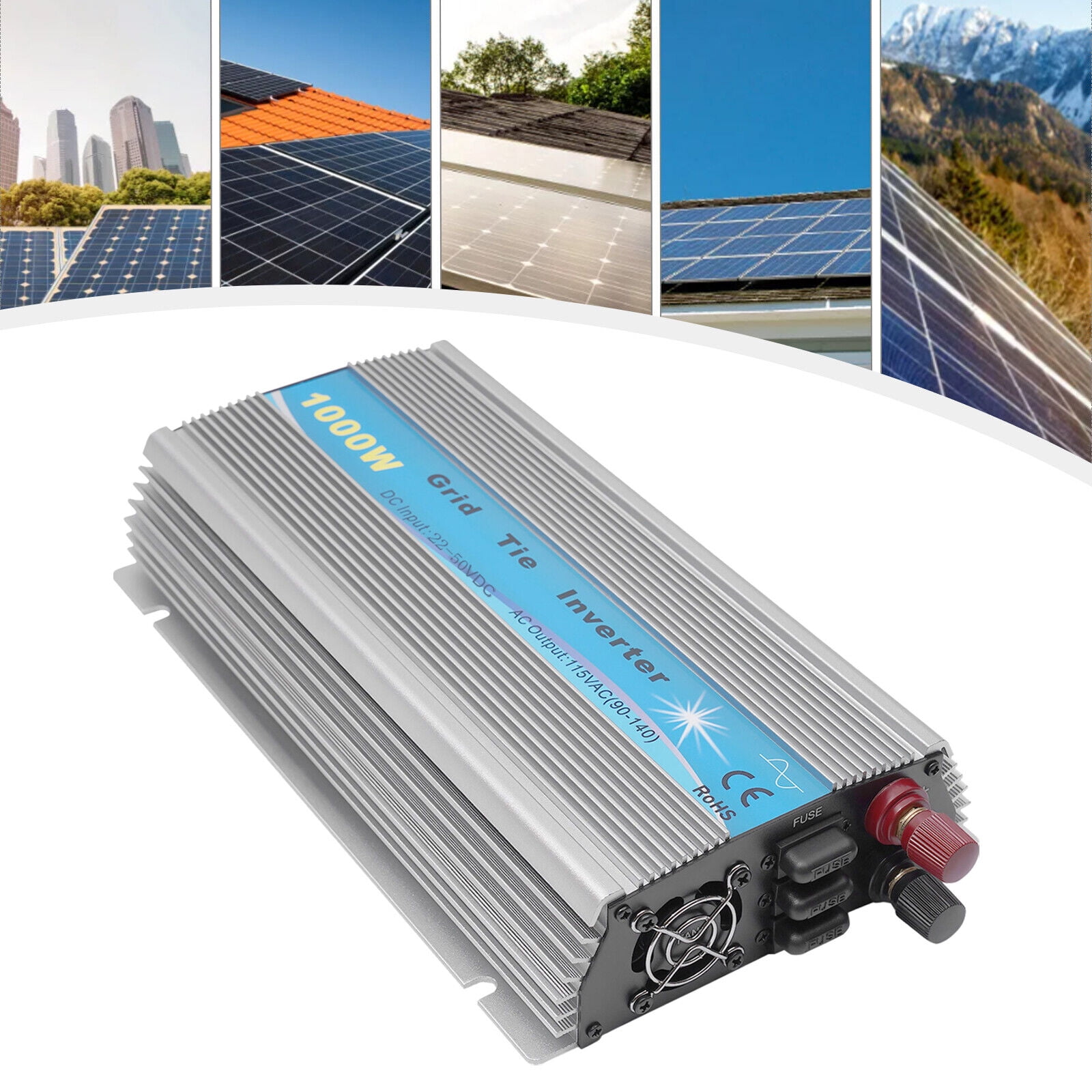 1000 W Micro Grid Tie Inverter MPPT Function For Solar Wind System ...