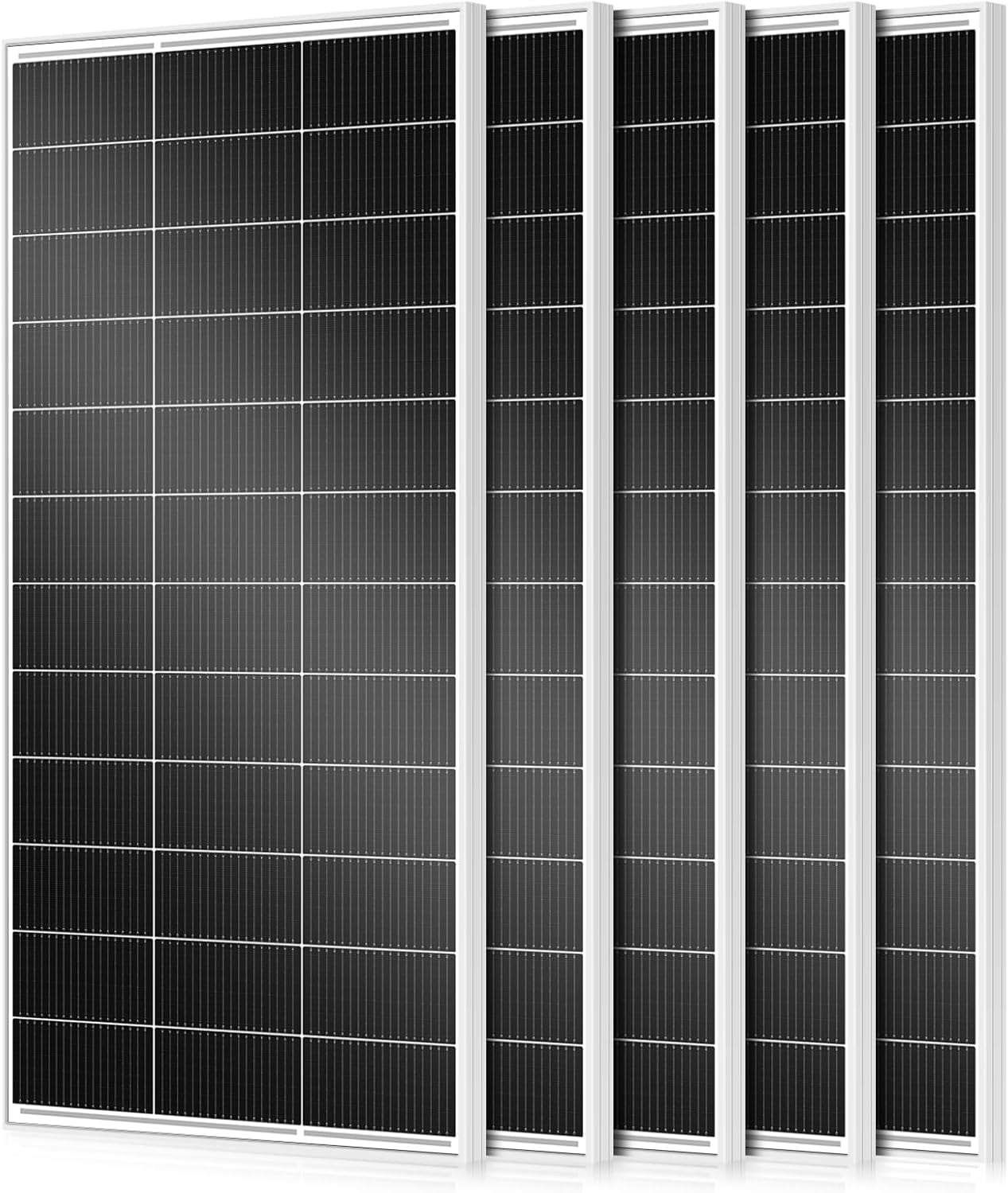 1000 Watt Solar Panel, 5 Pack of 200W Monocrystalline Cell High ...
