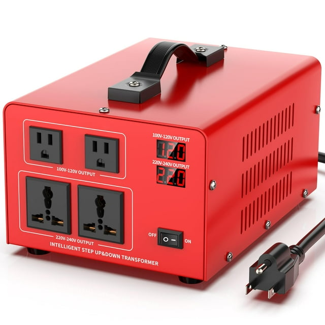 1000 Watt Voltage Converter Transformer Heavy Duty Step Up/Down Power ...