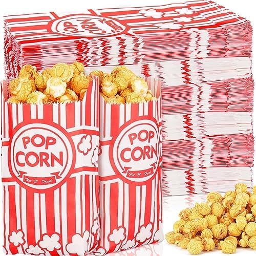 1000 count Paper Popcorn Bags for Party, 1 Oz Small Individual Servings ...