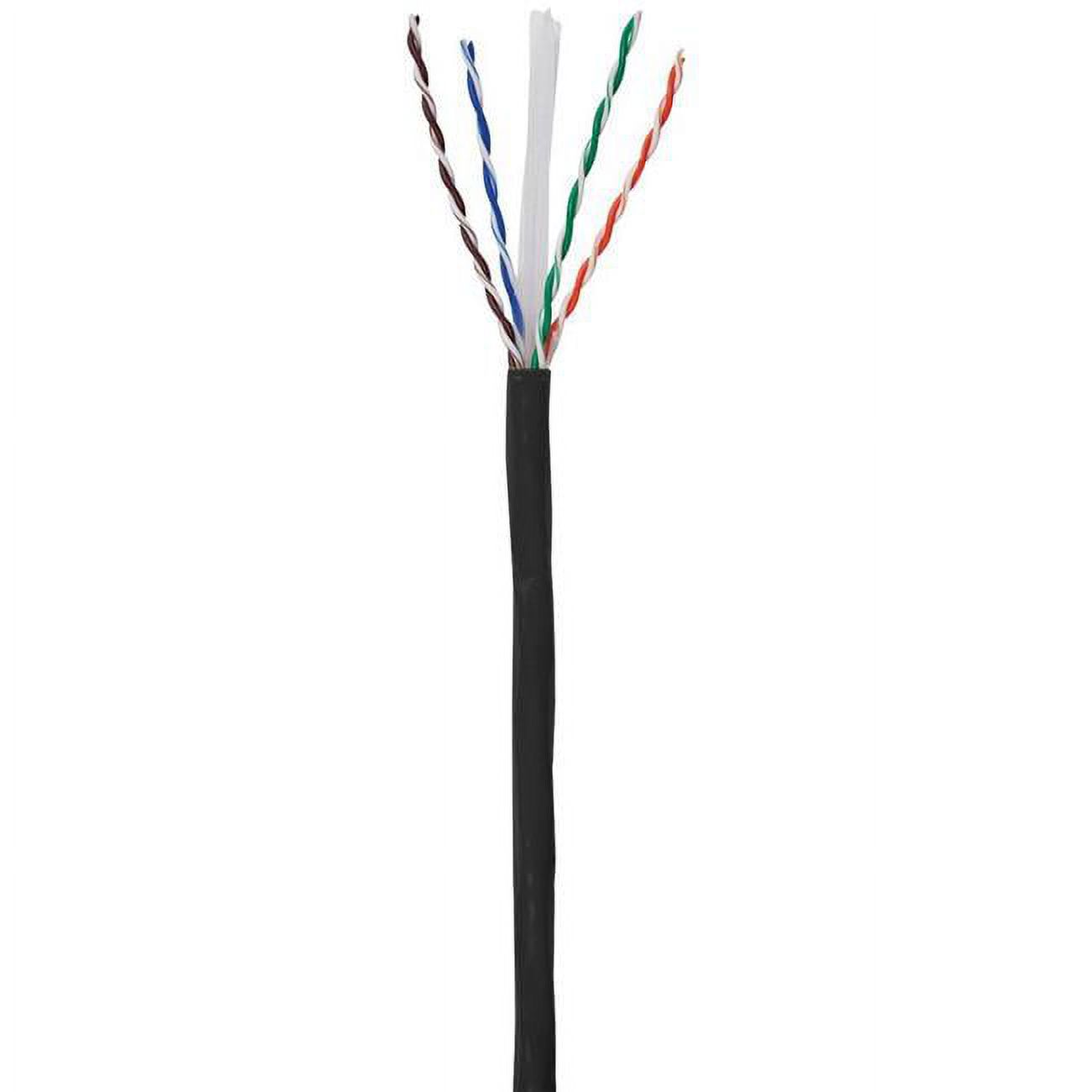 1000 ft. 23-4 Pair CAT-6 Cable - Black - Walmart.com