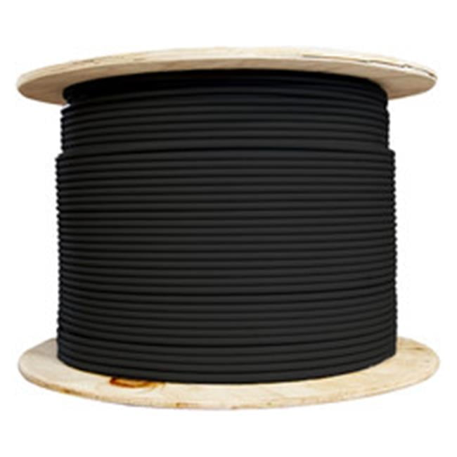 1000 ft. Bulk Stranded UTP Spool Cat6a Ethernet Cable, Black - Walmart.com