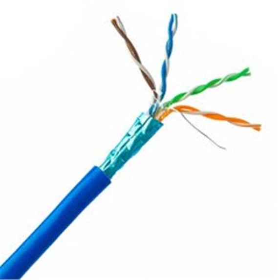 1000 ft. CMP, 500 Mhz, 23 AWG, Spool Plenum Shielded Cat6a Bulk ...