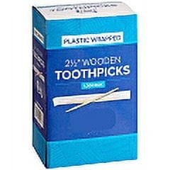 1000 Individually Wrapped Wooden Toothpicks - Walmart.com