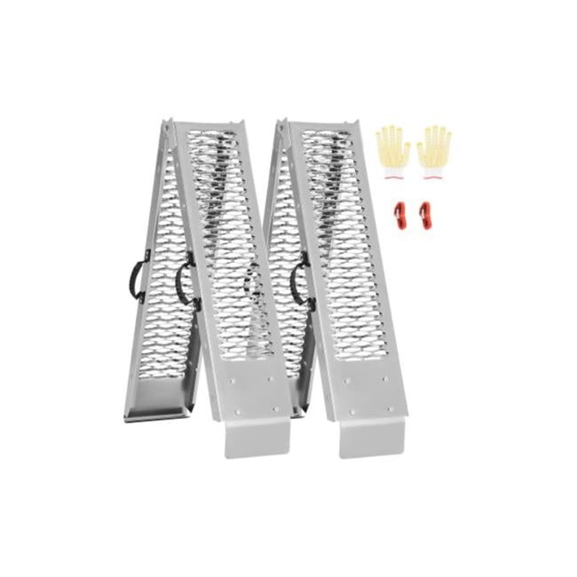 1000 lbs Aluminum Ramps 2Pcs Heavy-duty Loading Ramps with Handles ...