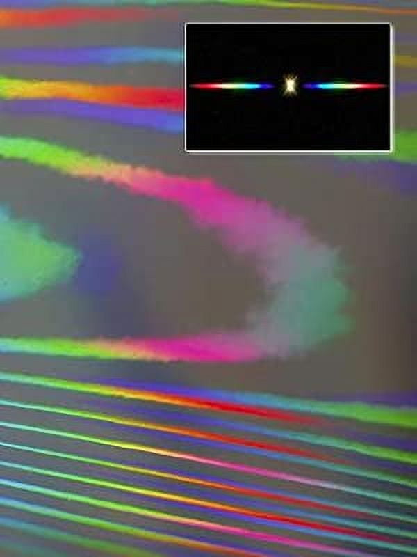 1000 lines/mm Diffraction Grating Sheet Single Axis Linear [60" x 6 ...