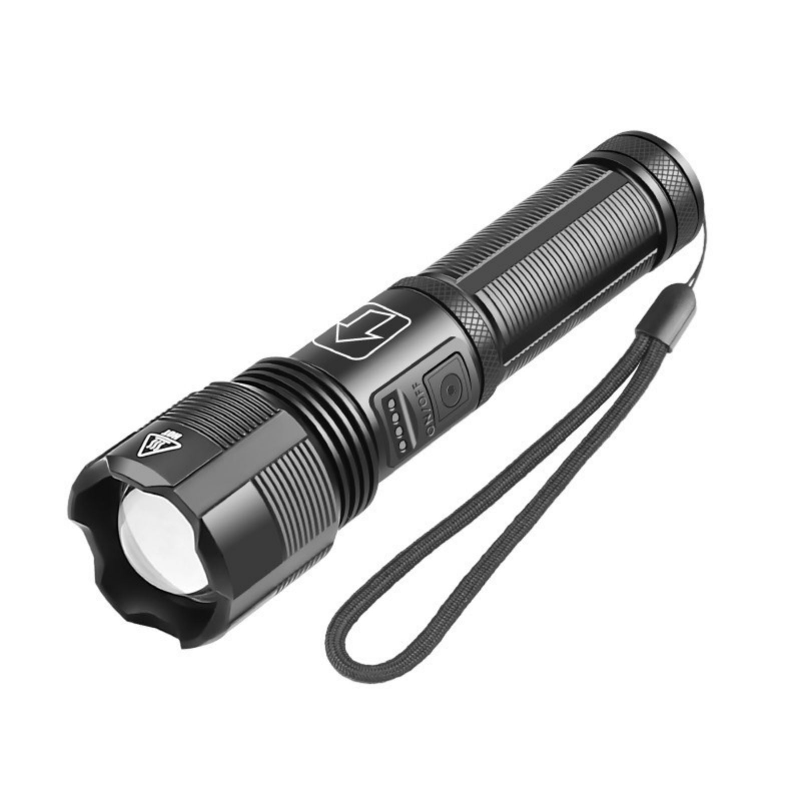 1000 lumens Super Bright LED Flashlight Tactical Rechargeable LED Work ...