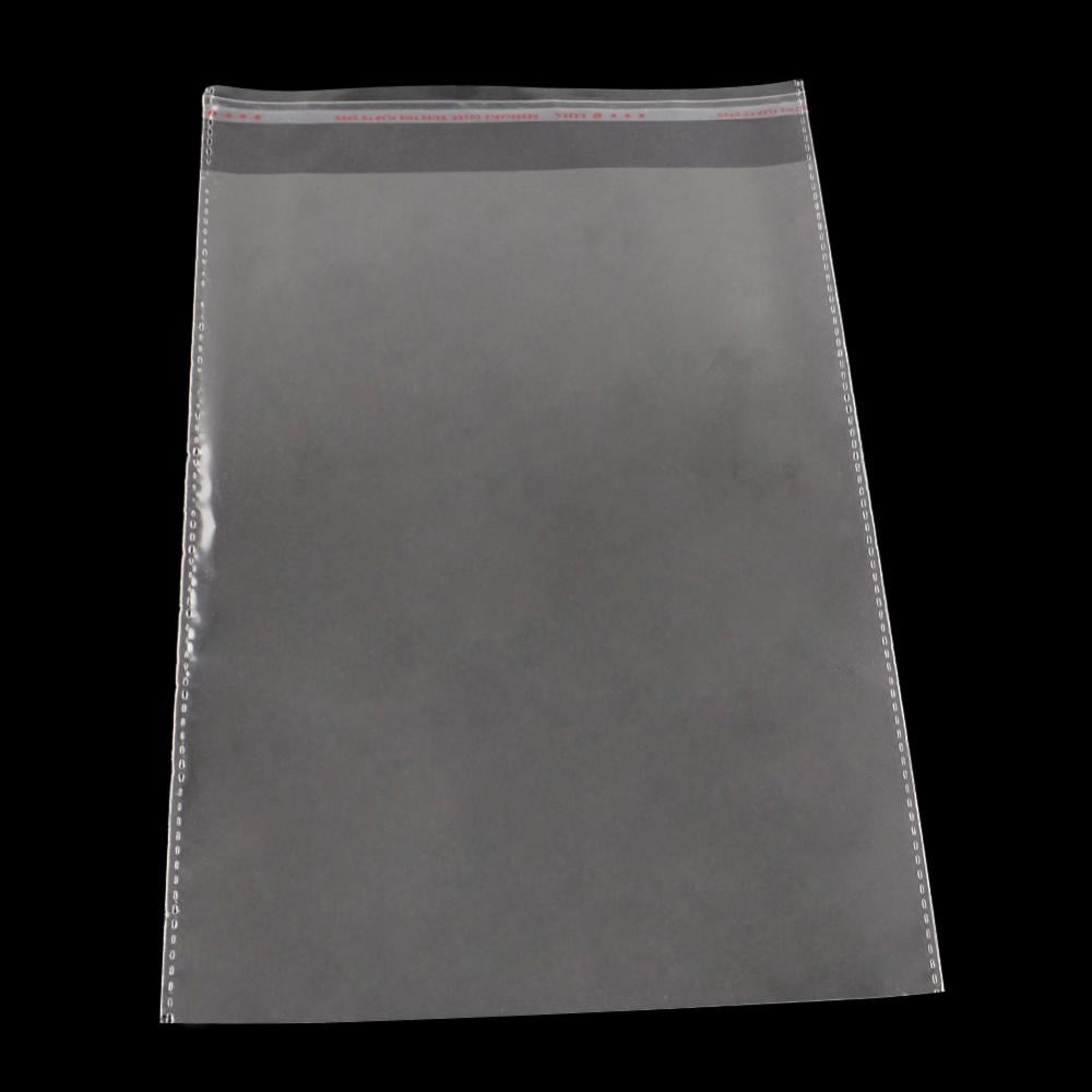 1000 pc OPP Cellophane Bags Rectangle Clear 31x22cm Unilateral ...